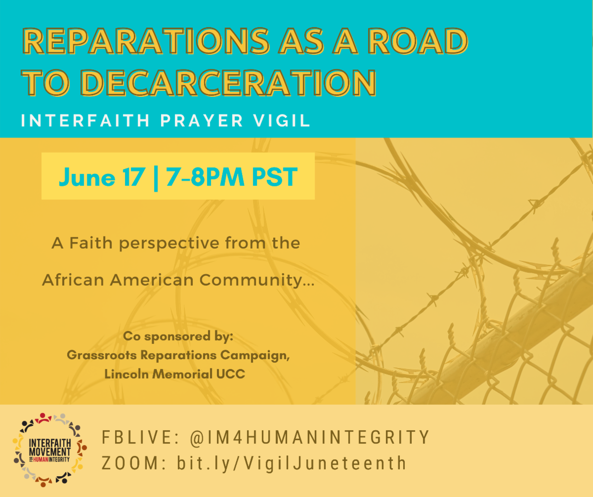 Reparations as a Road to Decarceration – Interfaith Movement for Human ...